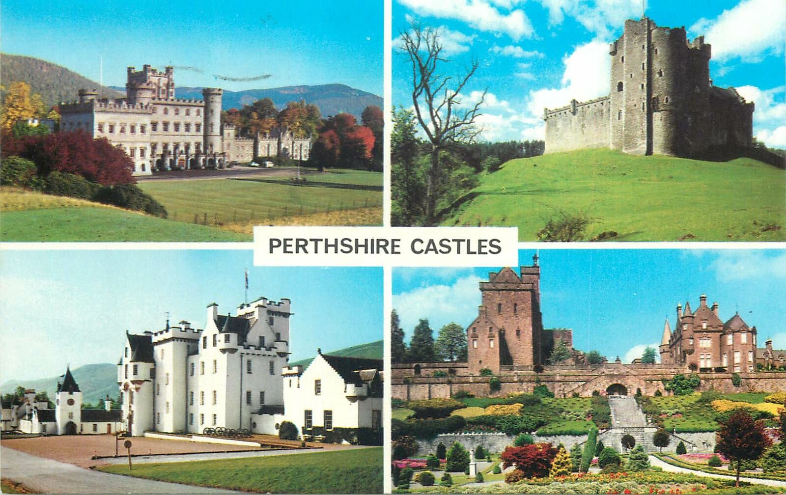 Postcard England Blair, Fife Perthshire castles Scotland | Europe ...