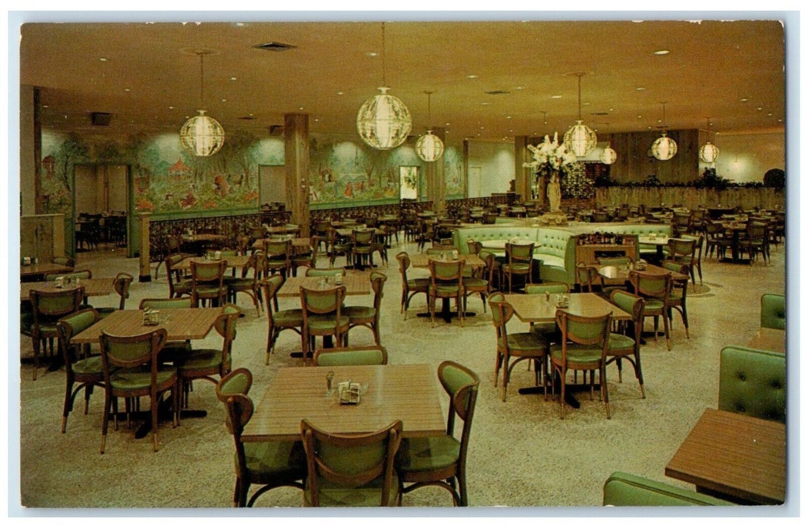 c1950's Heritage Cafeteria Dining Room Interior Springfield Missouri MO ...