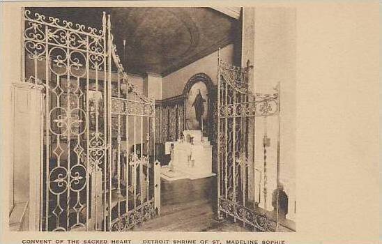 Michigan Detroit Convent Of The Sacred Heart Shrine Of St Madeline ...
