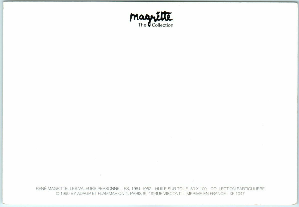 Postcard - Personal Values By René Magritte | Other / Unsorted ...