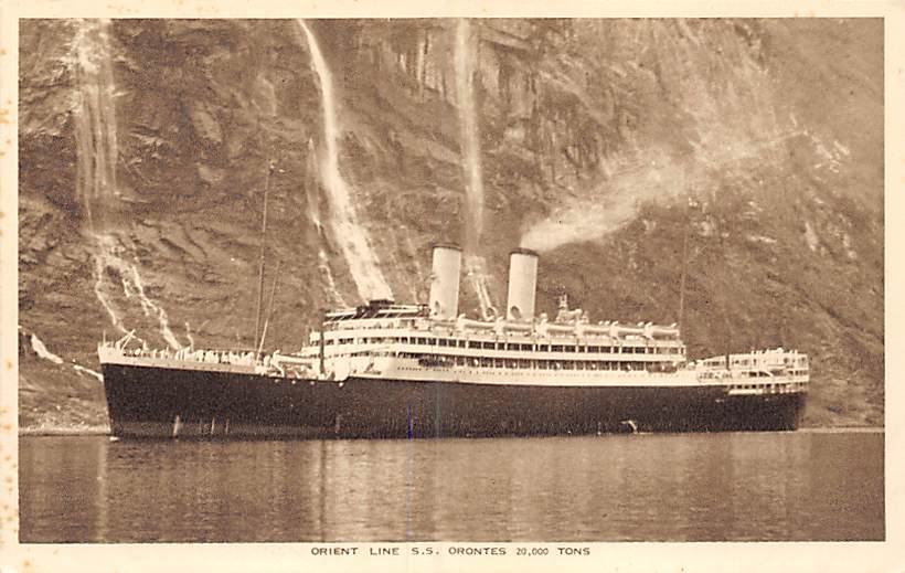S.S. Orontes S.S. Orontes, Orient Line View image | Topics - Other ...