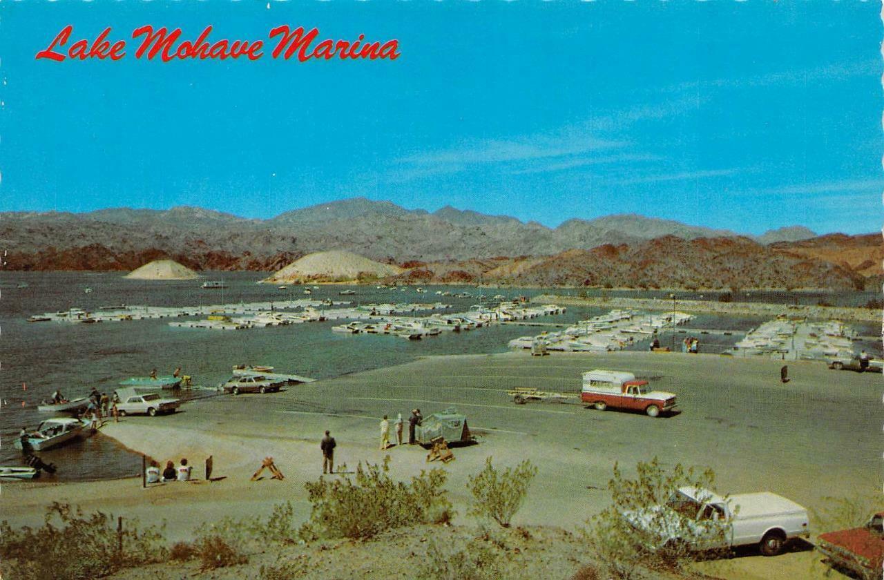 Arizona AZ LAKE MOHAVE MARINA Boat Launch & Docks 4x6 Oversize Postcard ...