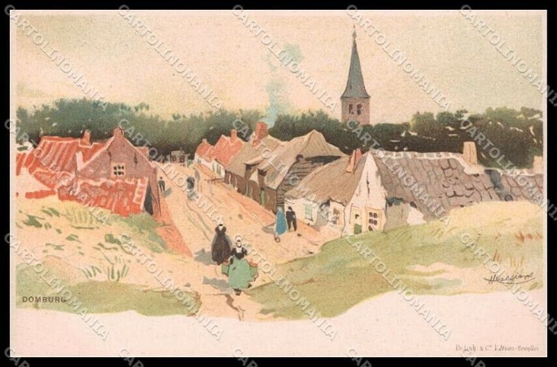 Illustratori Artist Signed H. Cassier Domburg cartolina ZG8429 | Topics ...