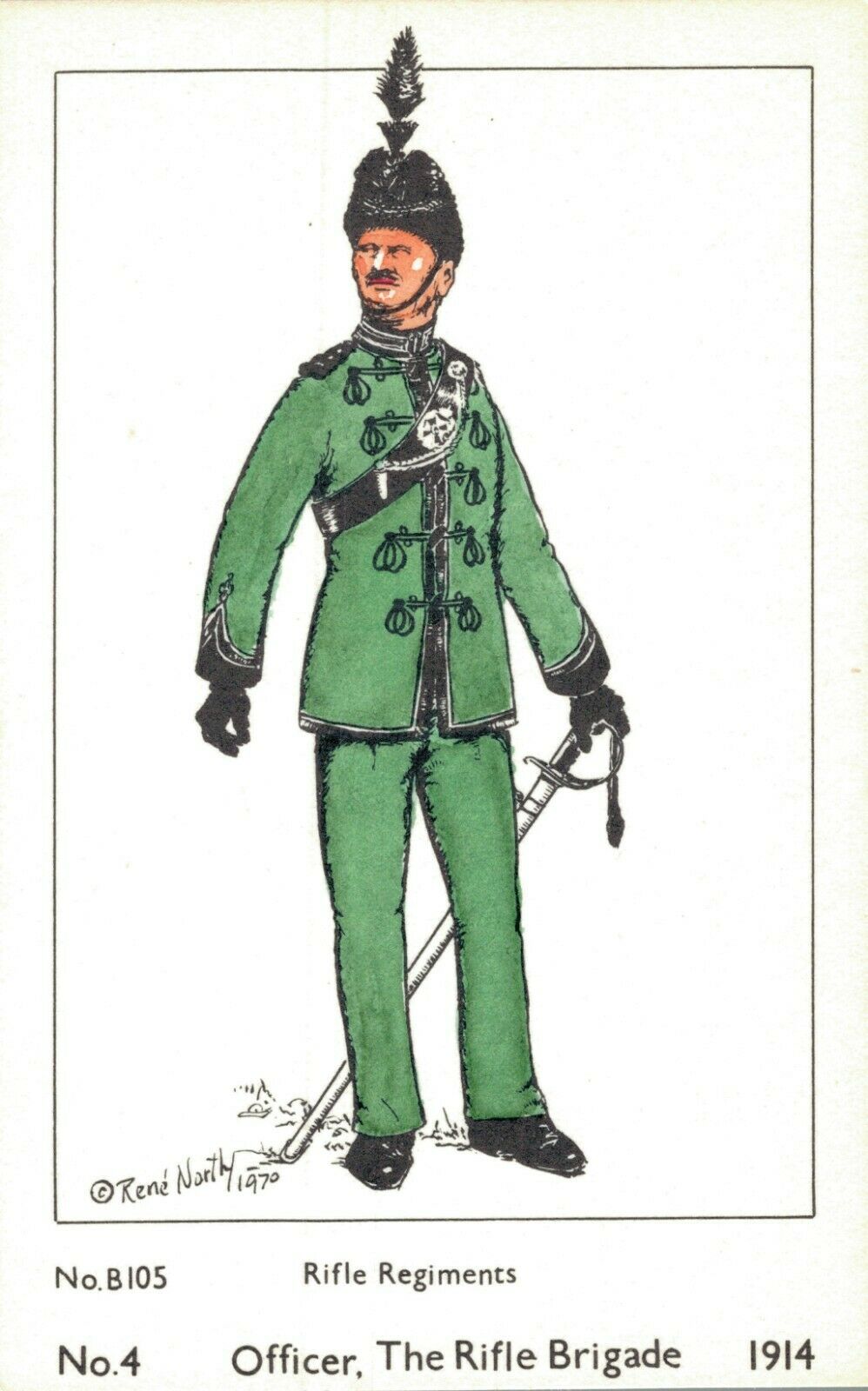 Military - Sergeant The Rifle Brigade Rifle Regiments - 01.98 | Topics ...