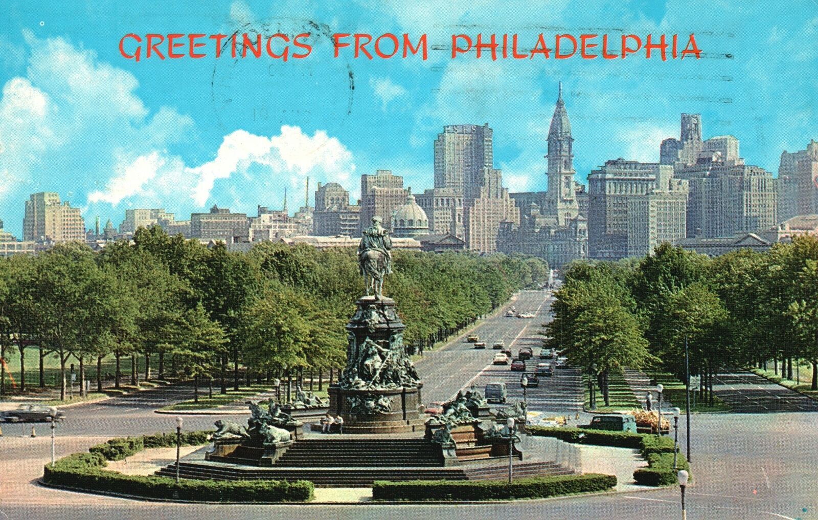 Vintage Postcard 1963 View of Philadelphia Skyline The Quaker City ...