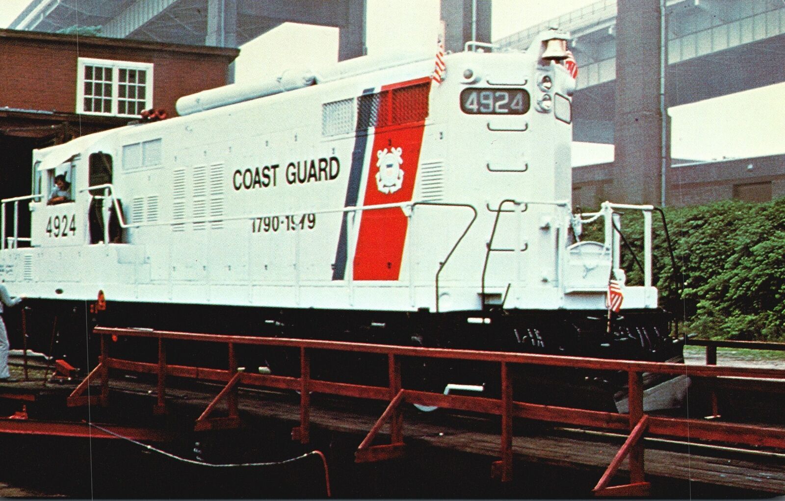 US Coast Guard Locomotive No. 4924 July 1979 Official Launching Vintage ...