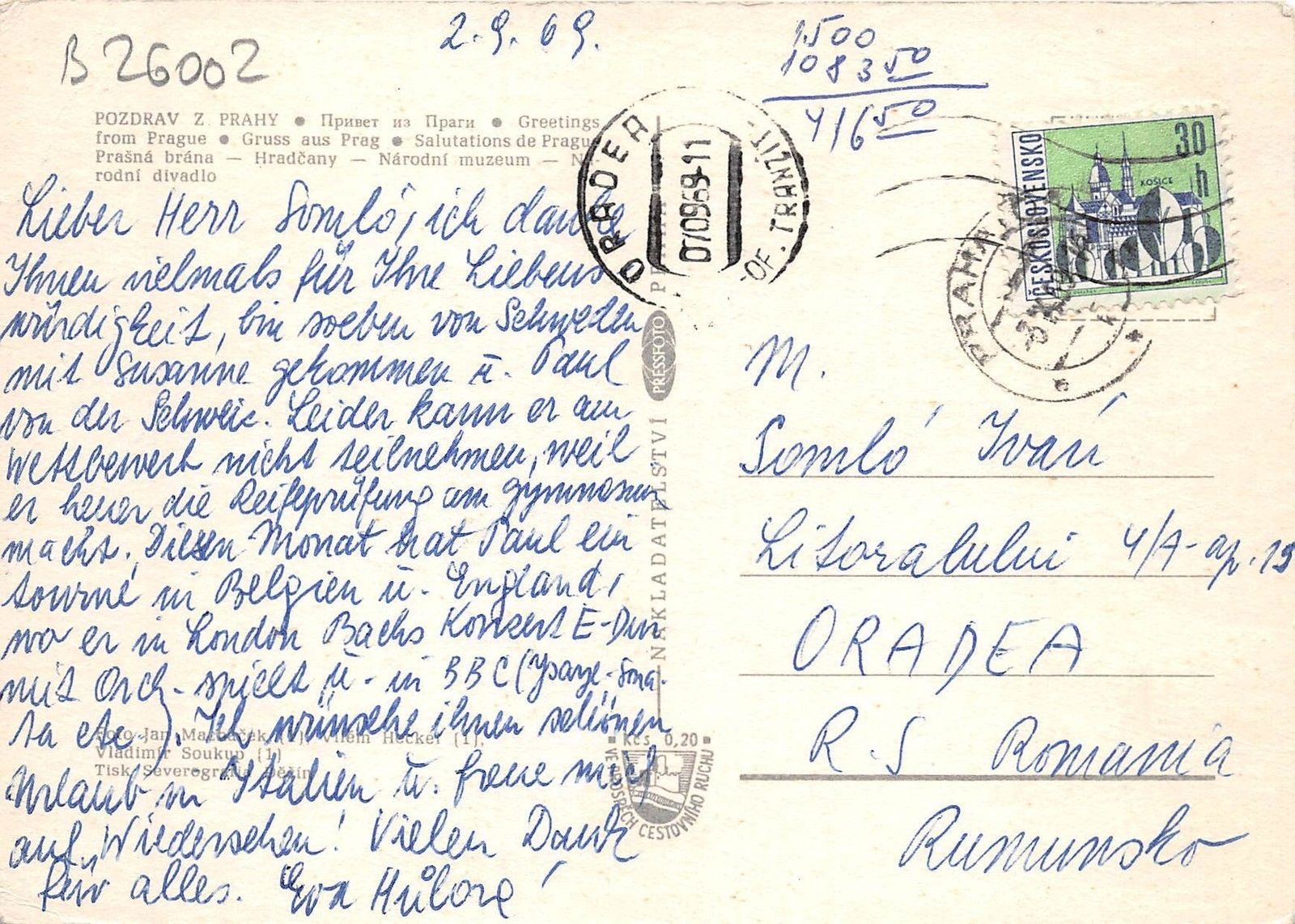 B26002 Old Tram Tramway Chemin de fer Praga | Topics - Transportation ...