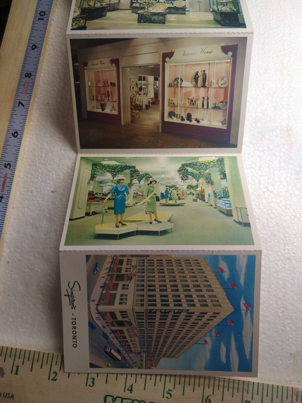 Postcard Folder You'll Enjoy Shopping At Simpson's, Toronto, Canada ...