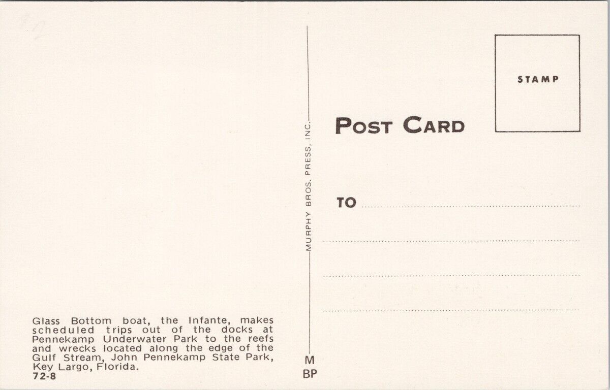 Key Largo FL 'Infante' Glass Bottom Boat John Pennekamp State Park ...