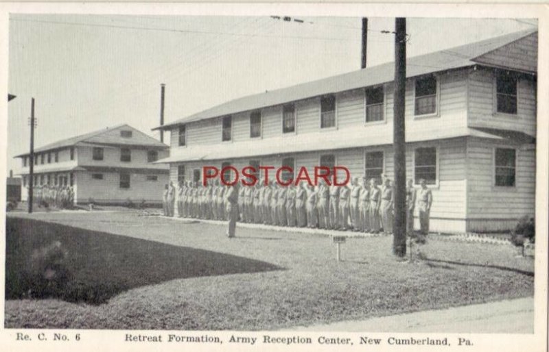Retreat Formation, Army Reception Center, New Cumberland, PA. the Bugle ...