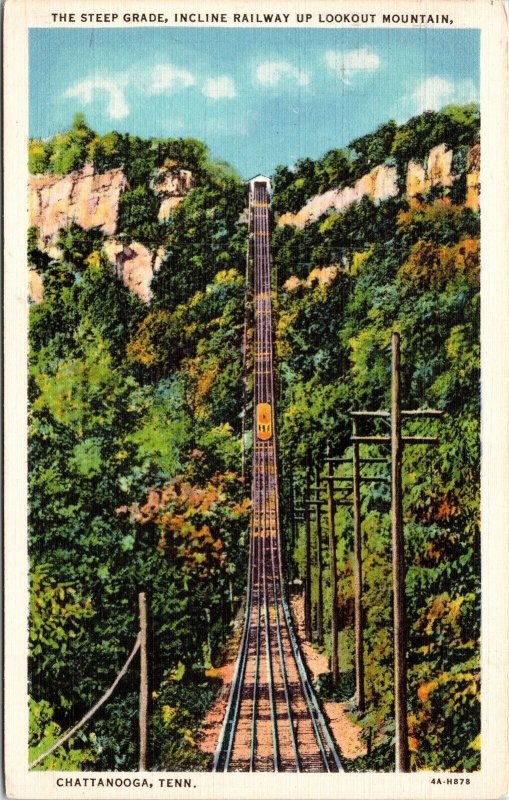 Steep Grade Incline Railway Lookout Mountain Chattanooga Tennessee Tn ...