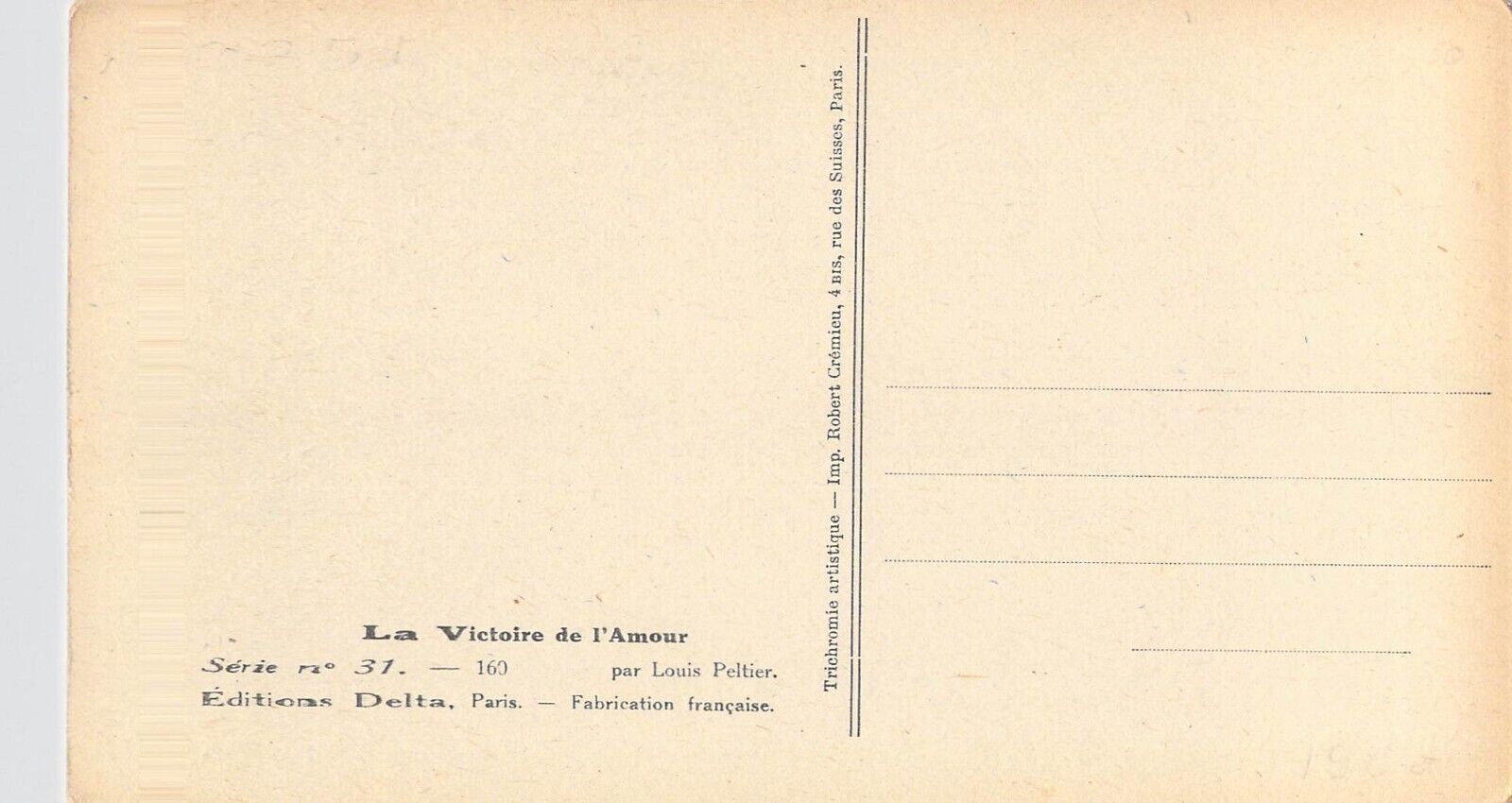 Louis Peltier " La Victoire de L'Amour" Nude Woman With Cherub On Back ...