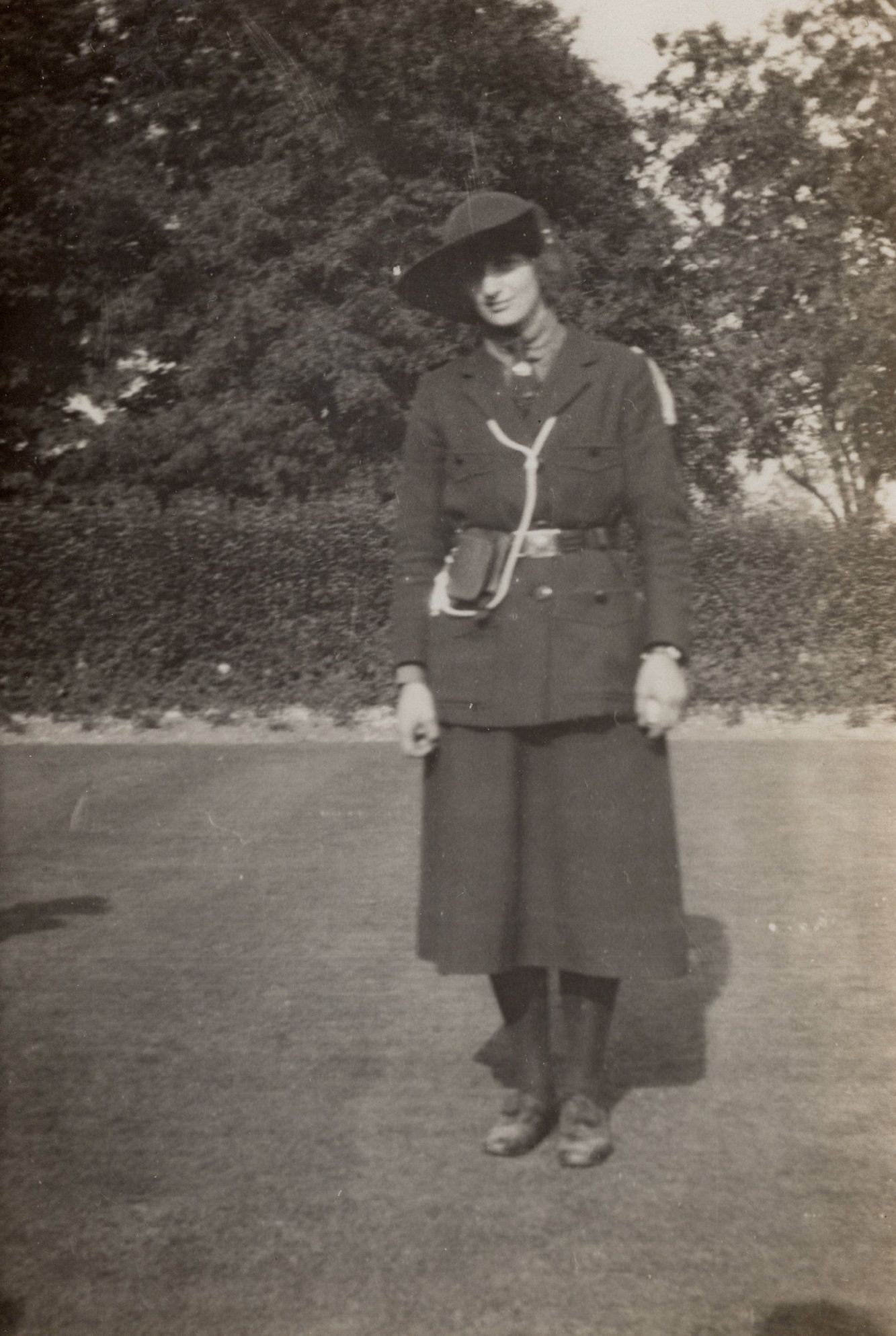Park Ranger Lady Scout Brownie Leader Type Uniform Antique RPC Postcard ...