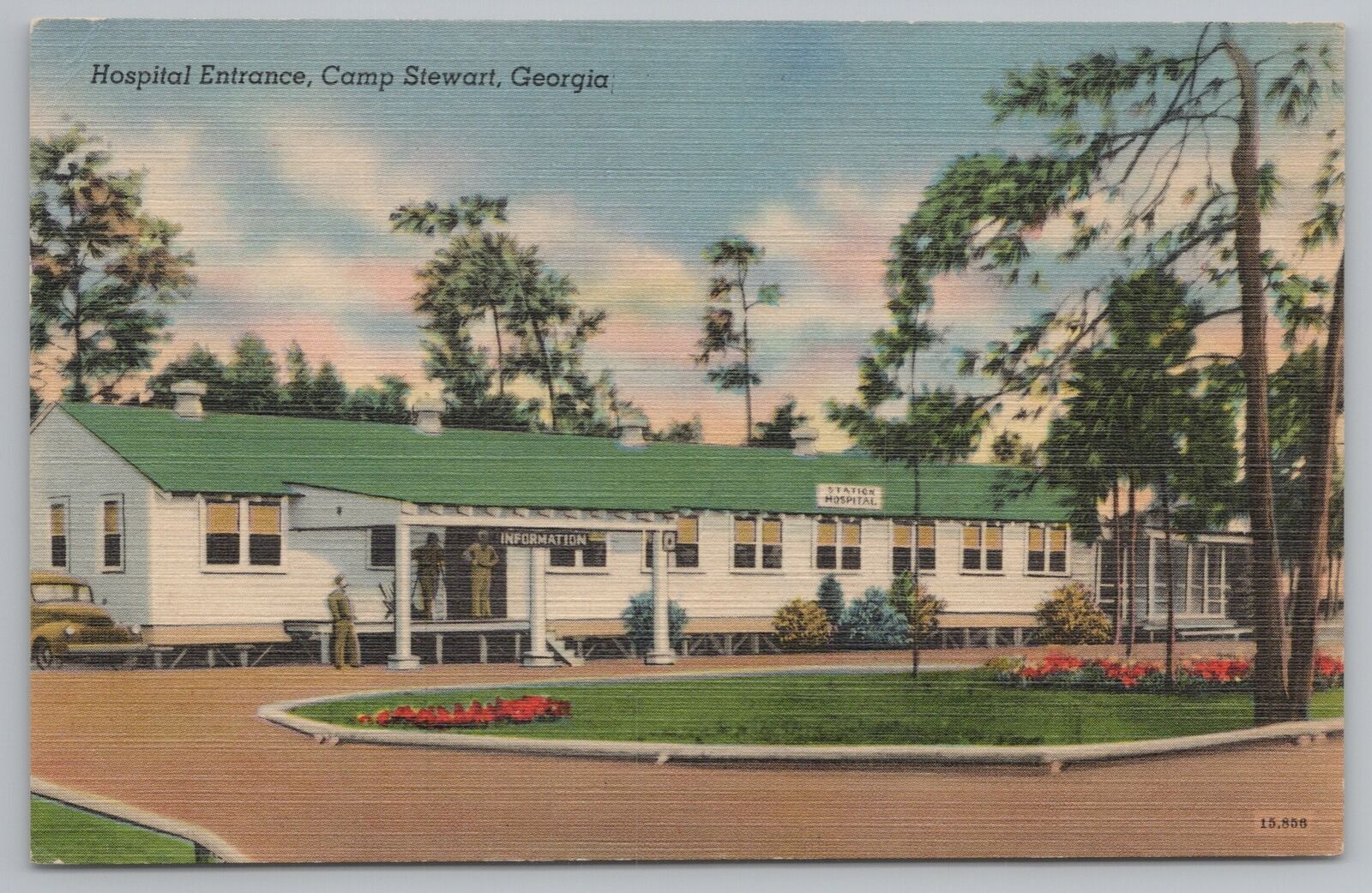 Military~Hospital Entrance~Camp Stewart Georgia~Vintage Postcard | Asia ...