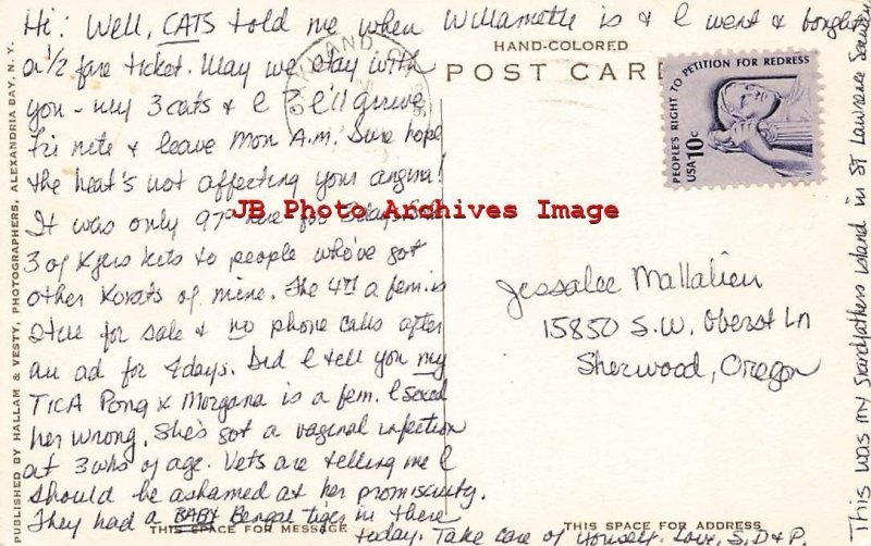 NY, Thousand Islands, New York, Longue Vue, Hallam & Vesty Pub | United ...