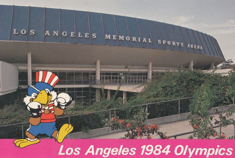 Los Angeles Memorial Sports Arena Boxing 1984 Olympic Games Postcard ...