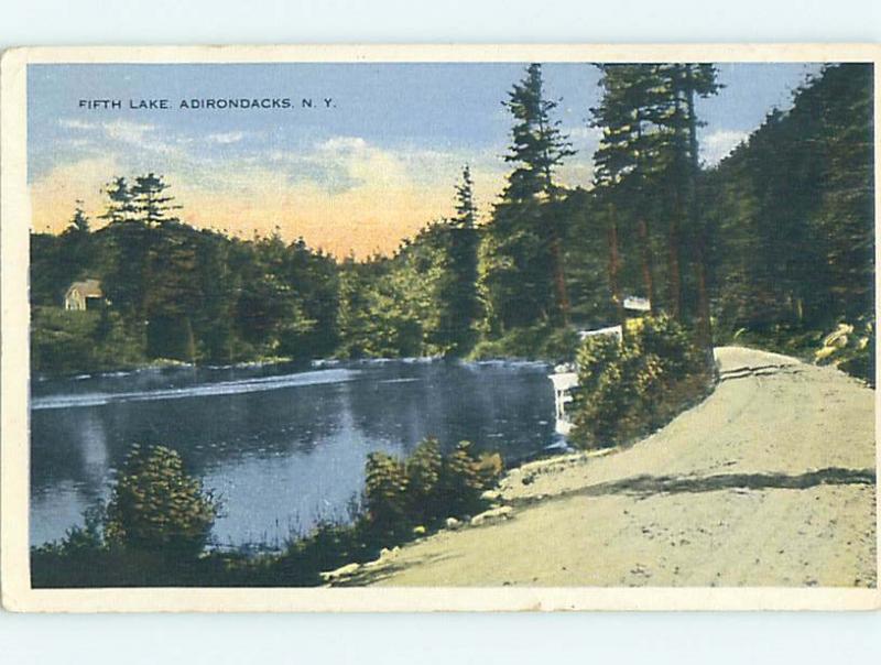 W-Border WATER SCENE Adirondacks - Saranac & Lake George & Placid NY ...