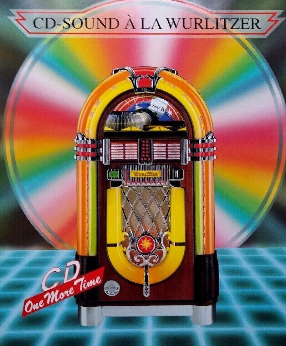 Wurlitzer One More Time CD Jukebox FLYER Phonograph Music Art Foldout ...