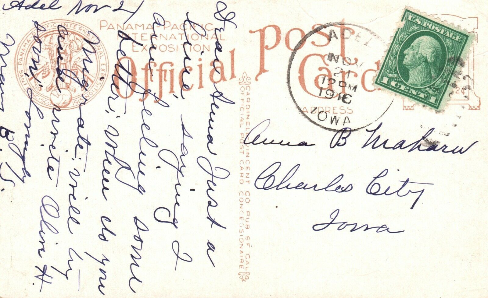 Vintage Postcard 1916 Arch of the Rising Sun Building Pan Pacific Int ...