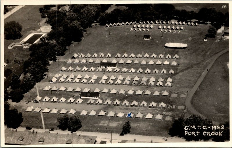 RPPC Citizens Military Training Camp Fort Crook Nebraska 1932 Duane ...