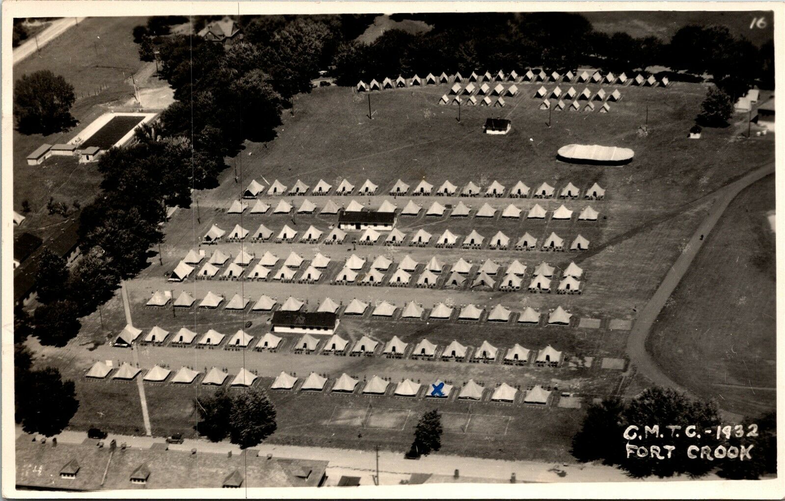RPPC Citizens Military Training Camp Fort Crook Nebraska 1932 Duane ...