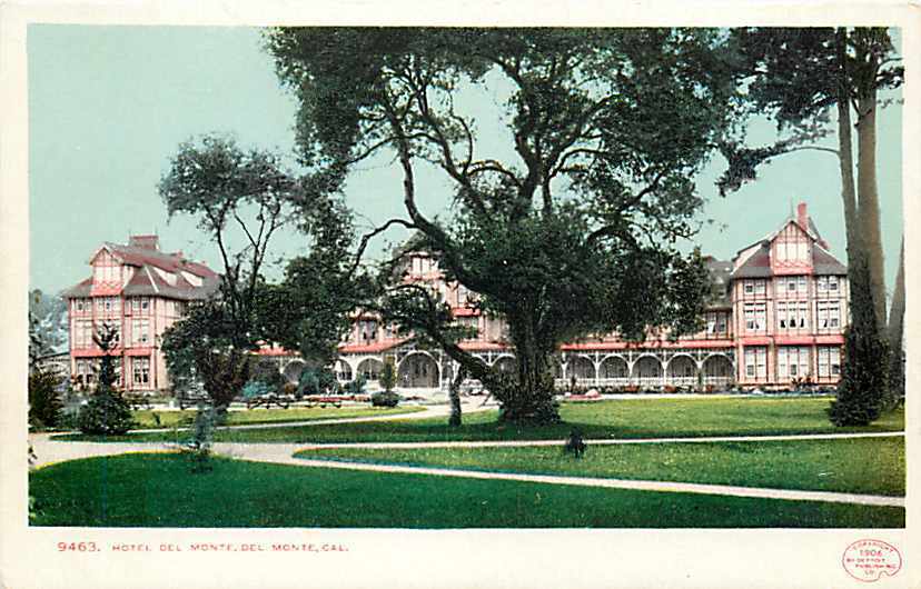 CA, Del Monte, California, Del Monte Hotel, Exterior, Detroit Pub Co No ...