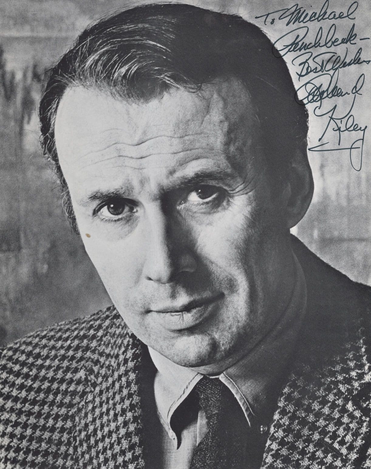 Richard Kiley Gunsmoke Western Man Of La Mancha Hand Signed 9x7 Picture ...