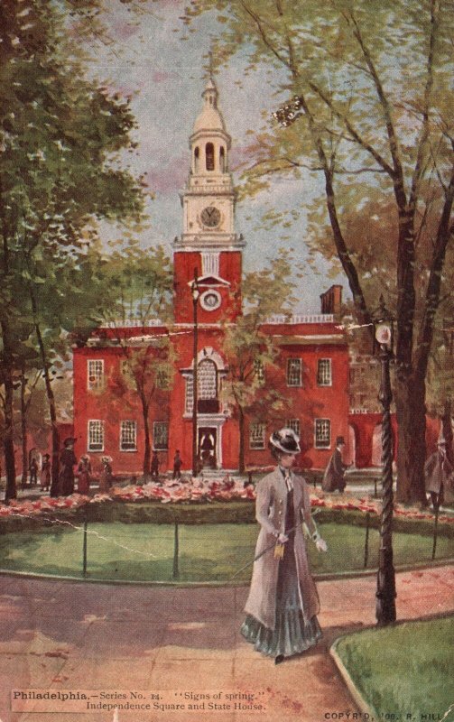 Vintage Postcard 1900's Independence Square And State House ...