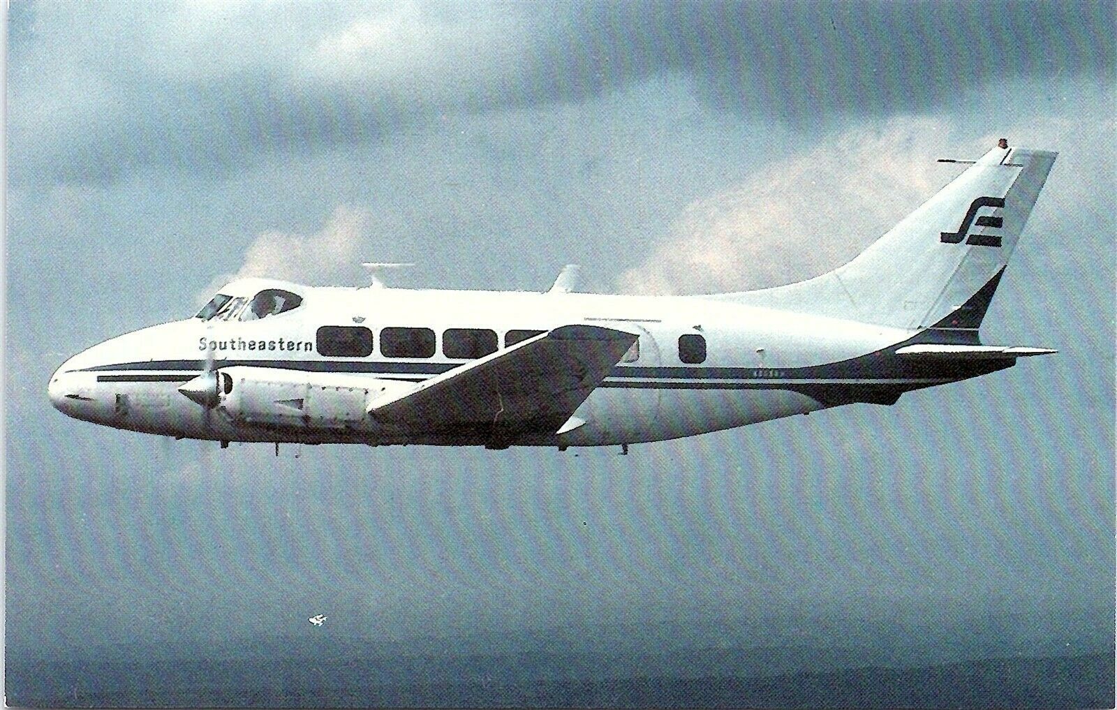 Postcard~Southeastern Commuter~DeHavilland DH104 Riley Dove~Airplane ...