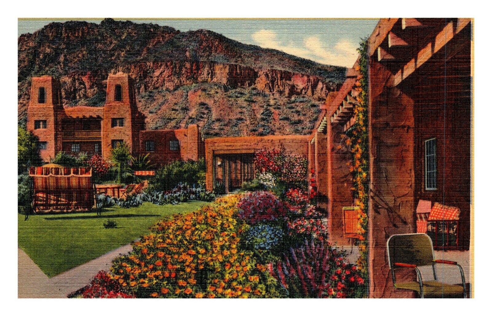 Jokake Inn Near Phoenix Arizona Vintage Postcard Desert Resort Hotel ...