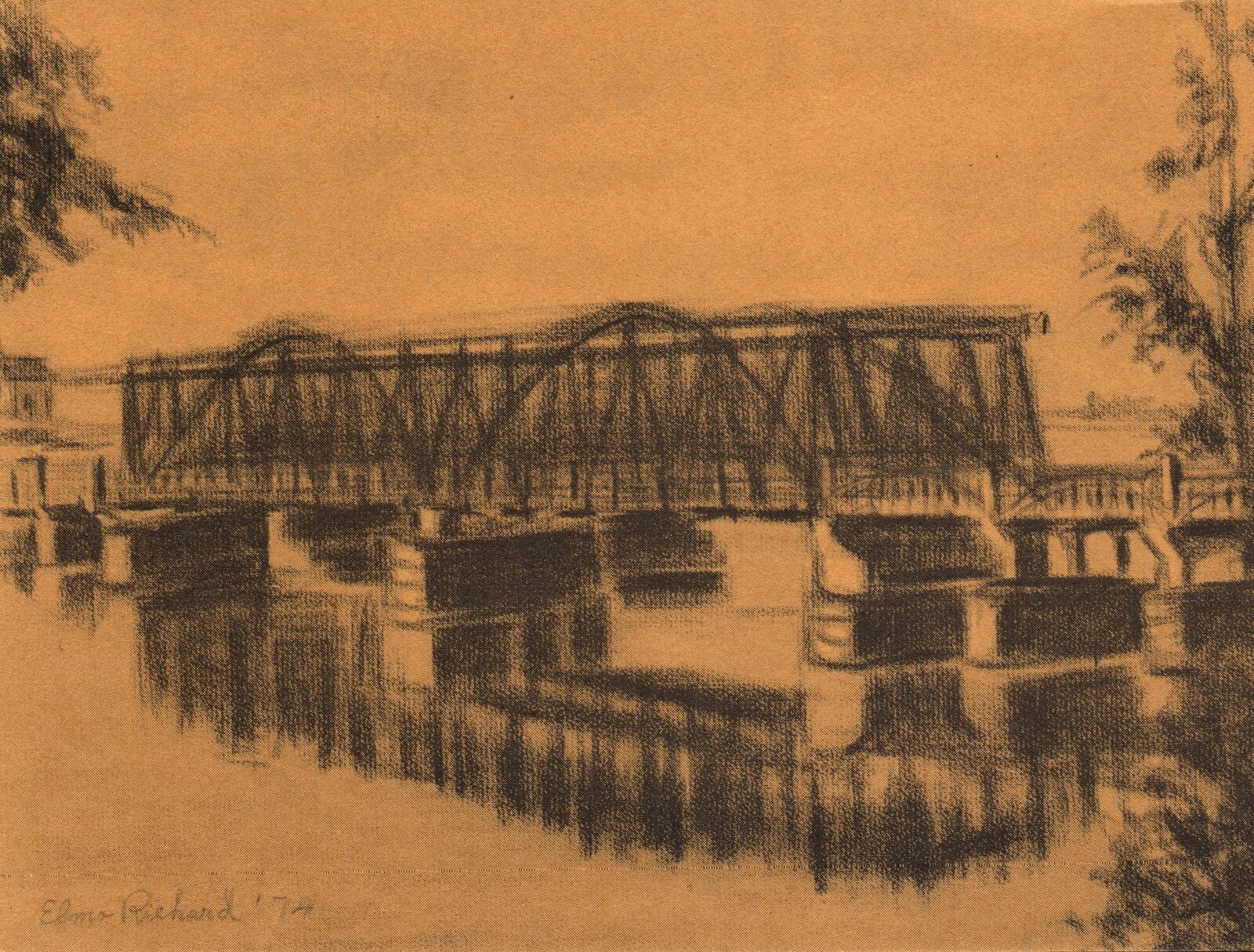 Vintage Continental Size Postcard Bridge at ST. Louis-De-Kent New ...