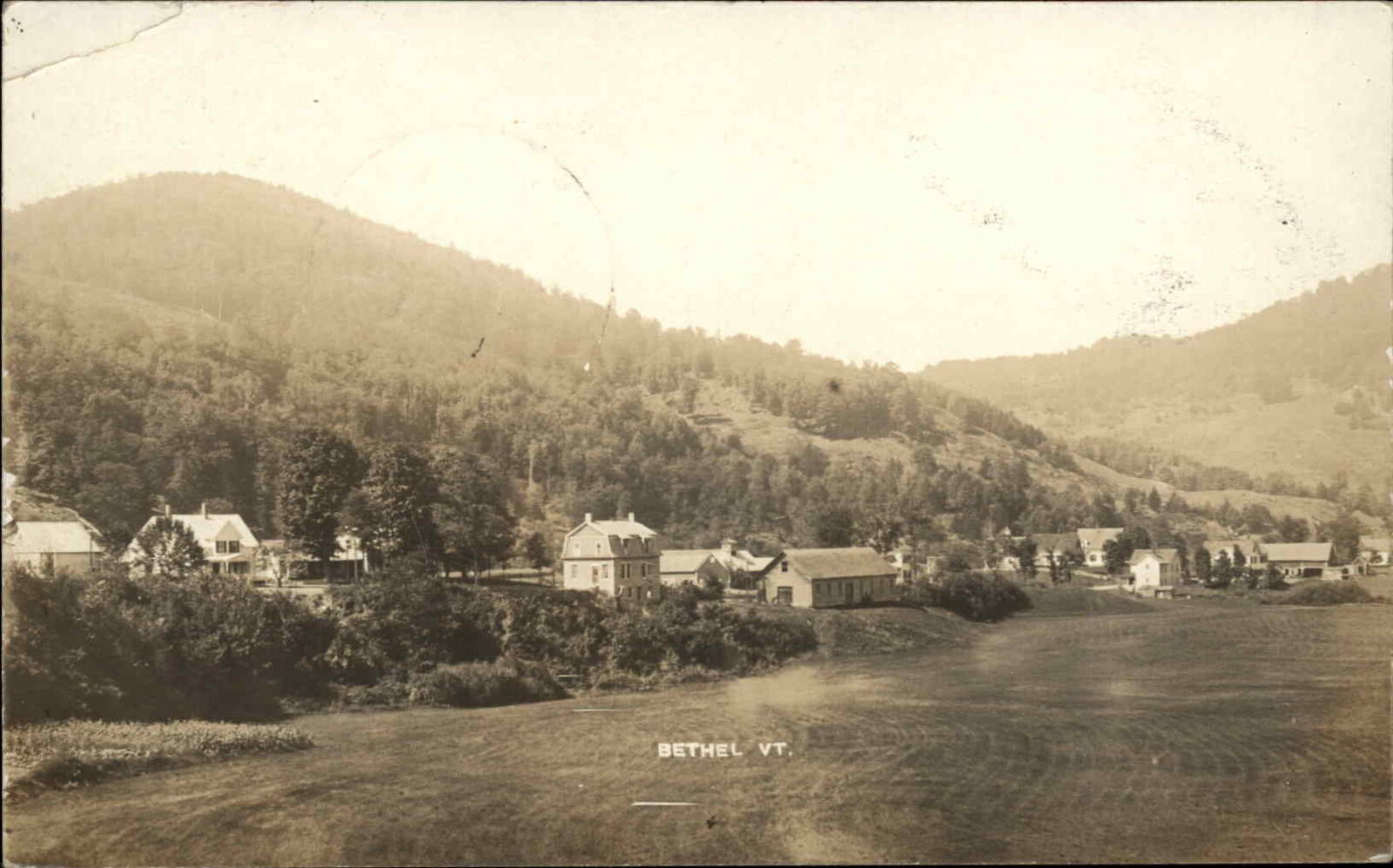 Bethel VT General View c1910 Real Photo Postcard | United States ...