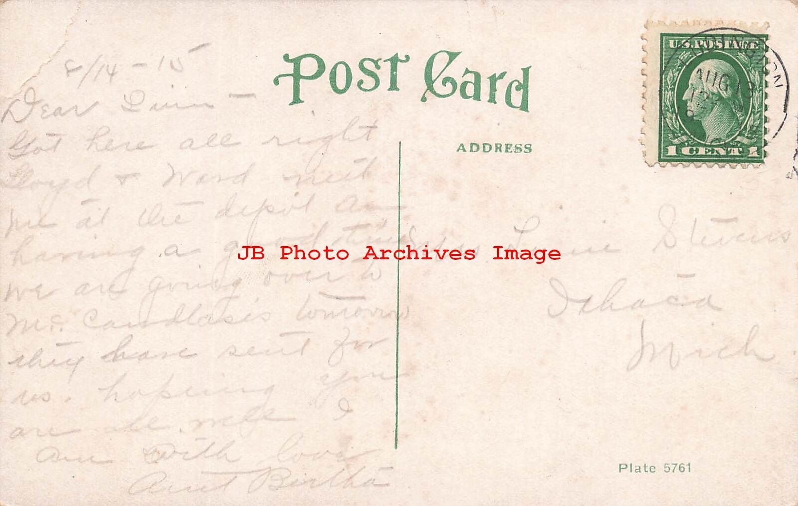 MI, Hamlin Lake, Michigan, Interurban Railroad Station at Sauble Inn ...