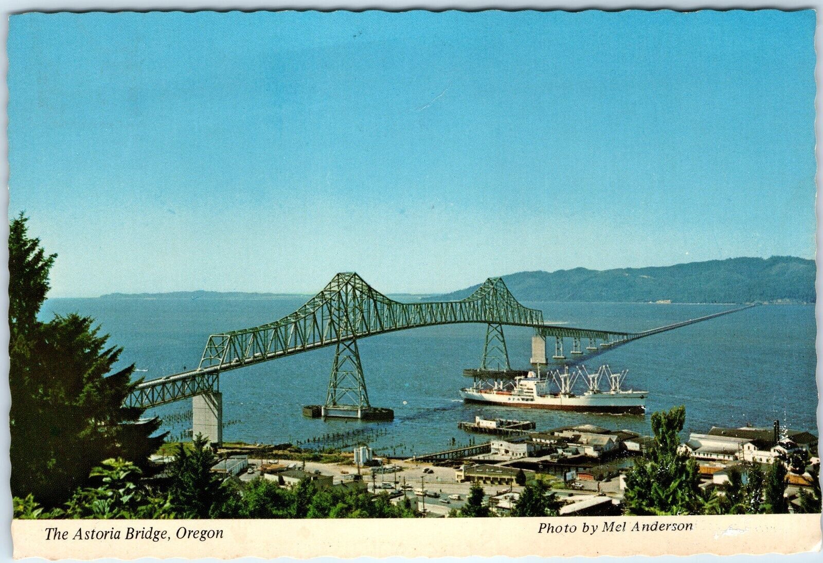 c1970s OR Astoria Megler Bridge Steel Cantilever Through-Truss Bridge ...