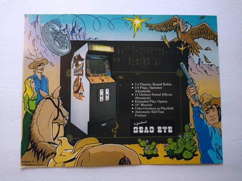 Space War Arcade Game Magazine AD 1978 Vintage Retro Video Gaming Dead ...