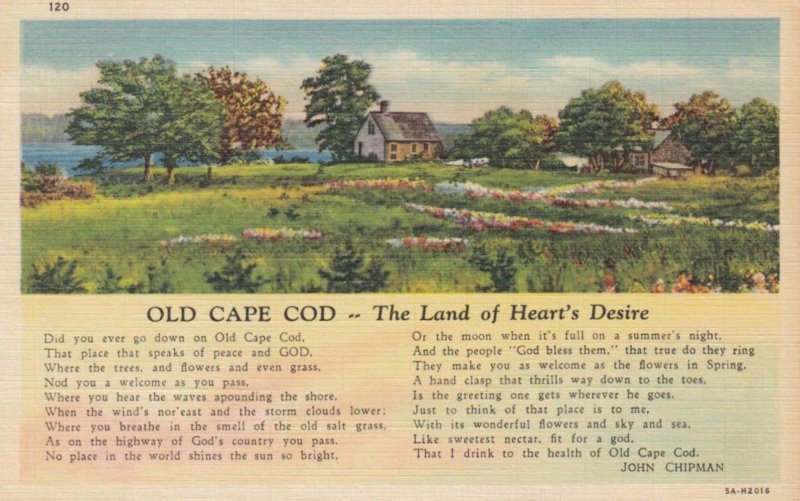 CAPE COD, Massachusetts, 1930-40s; Poem about Old Cape Cod - The Land ...