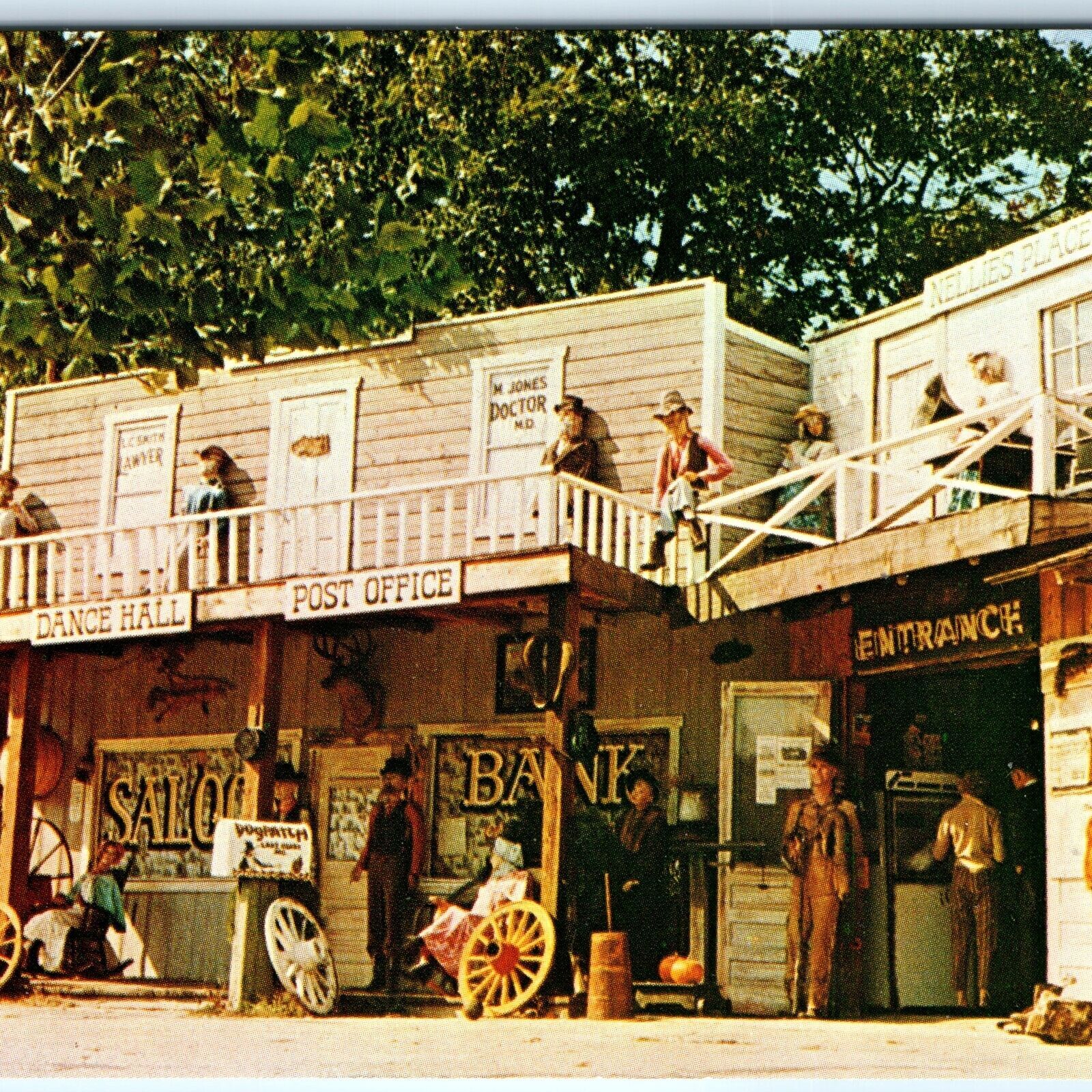 c1960s Lake Ozark, MO Dogpatch Hillbilly Farm Bagnell Dam US Hwy 54 ...