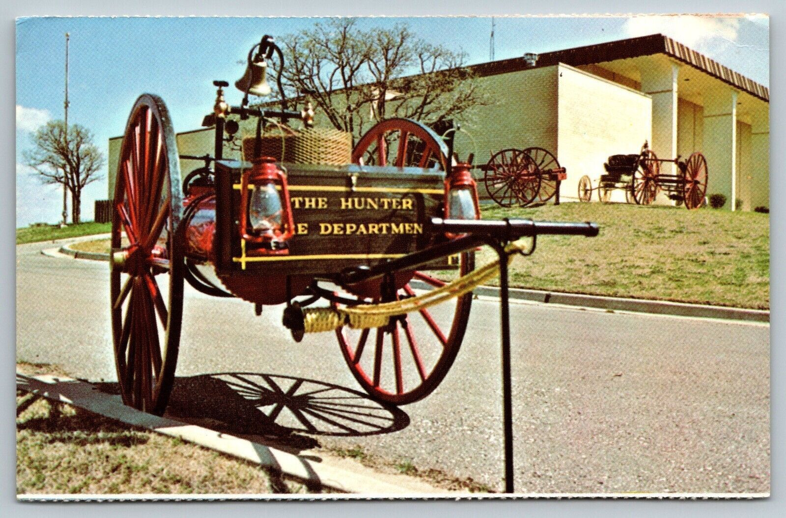 Fire Truck Engine - Fireman Postcard - Oklahoma Firefighters Museum ...