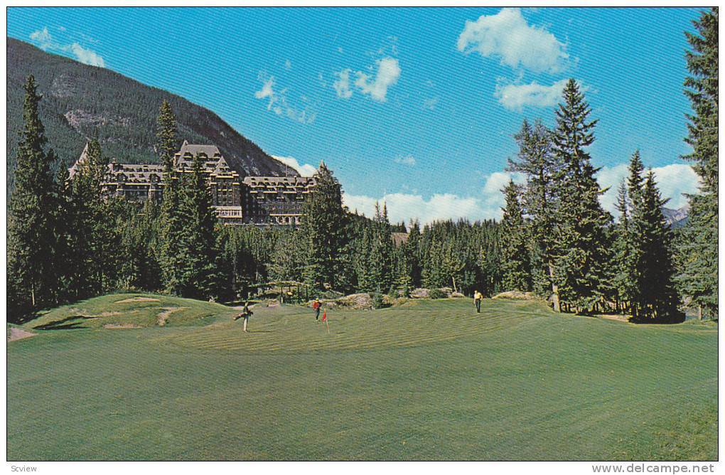 Golf Course at the Banff Springs Hotel, Banff, Alberta, Canada, 40-60s ...