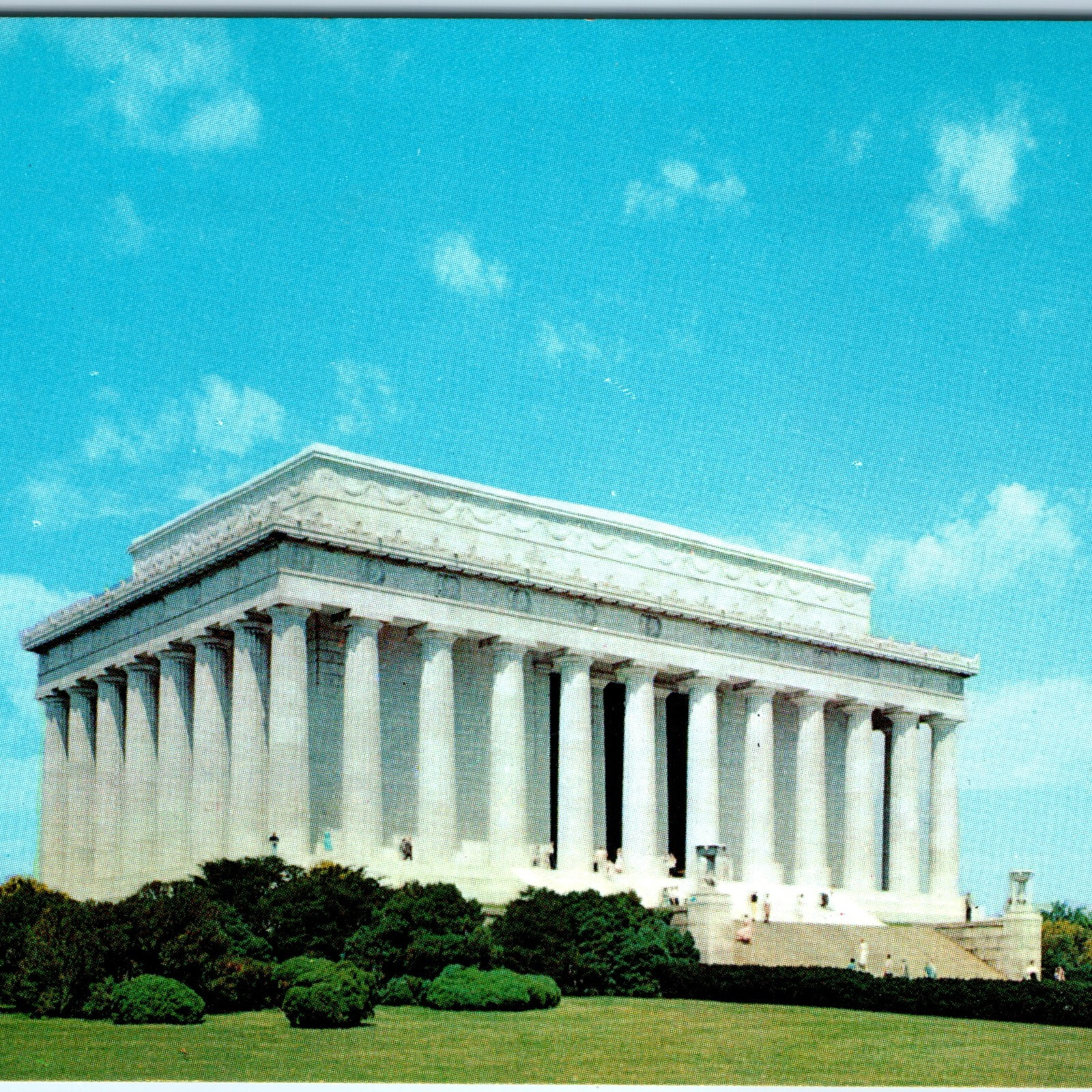 c1970s Washington DC Lincoln Memorial Corner View Greek Columns Capsco ...