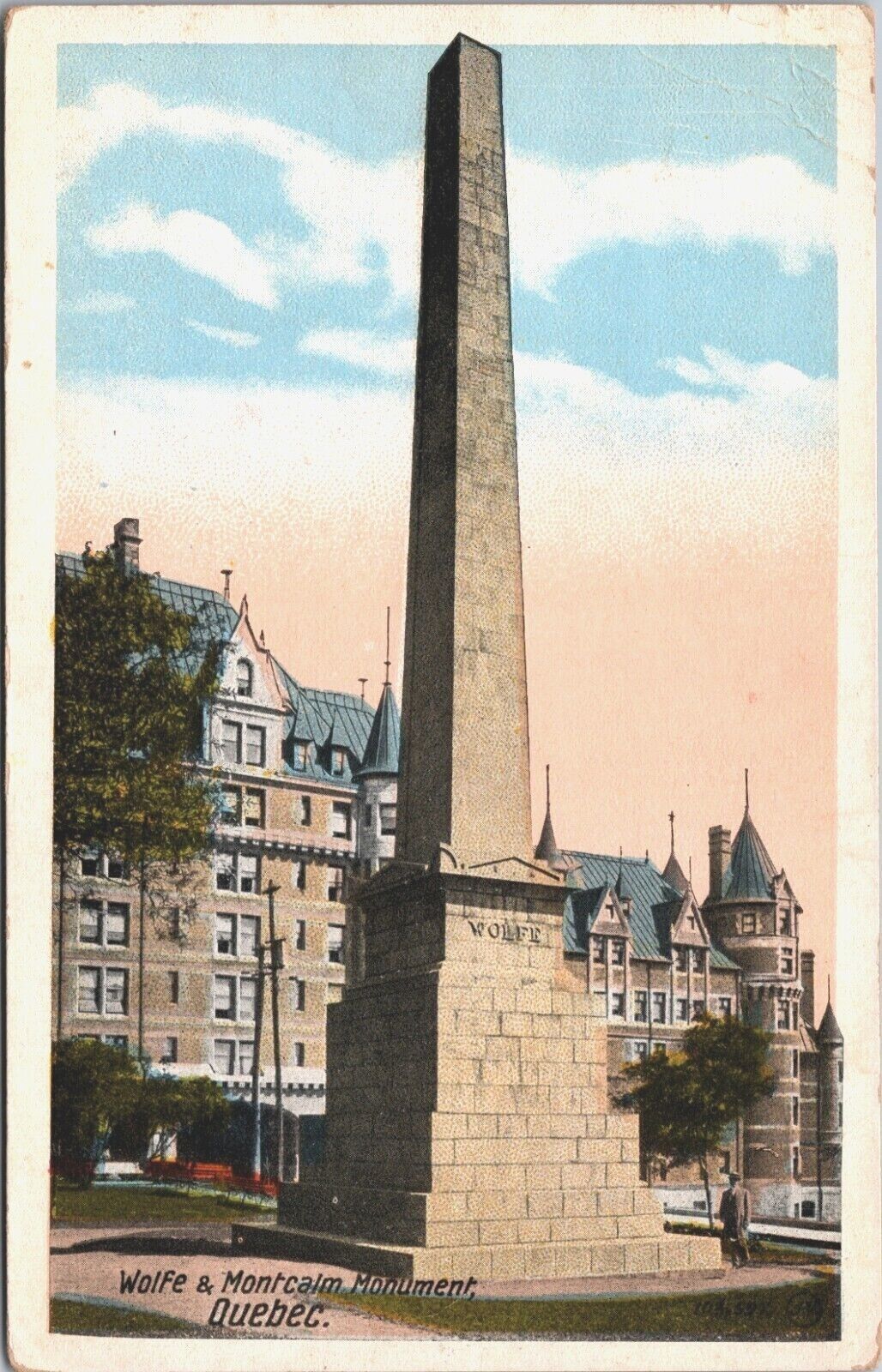 Canada Wolfe Montcalm Monument Quebec Vintage Postcard 03.82 | Canada ...