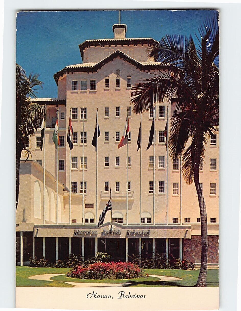 Postcard Front view of the British Colonial Hotel Nassau Bahamas ...