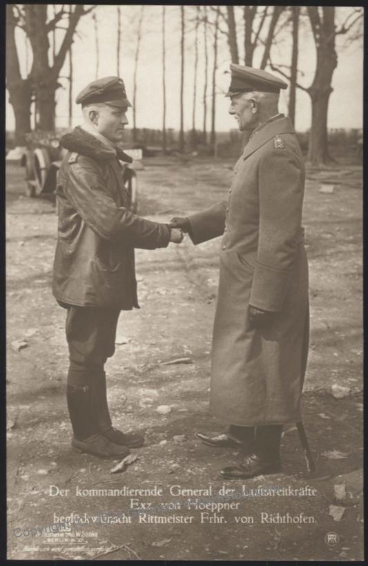 Germany WWI Red Baron Freiherr Manfred von Richthofen Sanke Nr509 RPPC ...