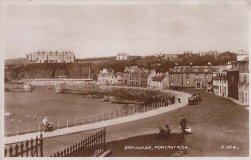 Portpatrick Esplanade Scotland Vintage Real Photo Postcard | Europe ...