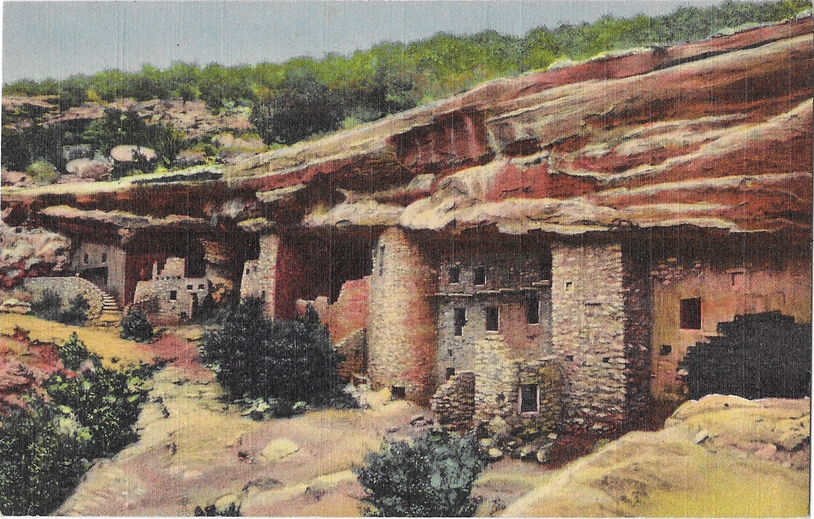 Manitou Cliff Dwellings in Phantom Cliff Canyon Manitou Springs ...