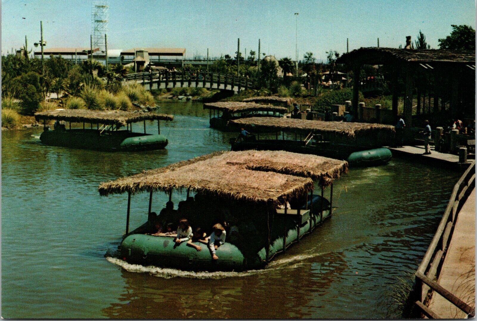 Tiger Raft Safari Jungle Show Marine World Redwood City California ...