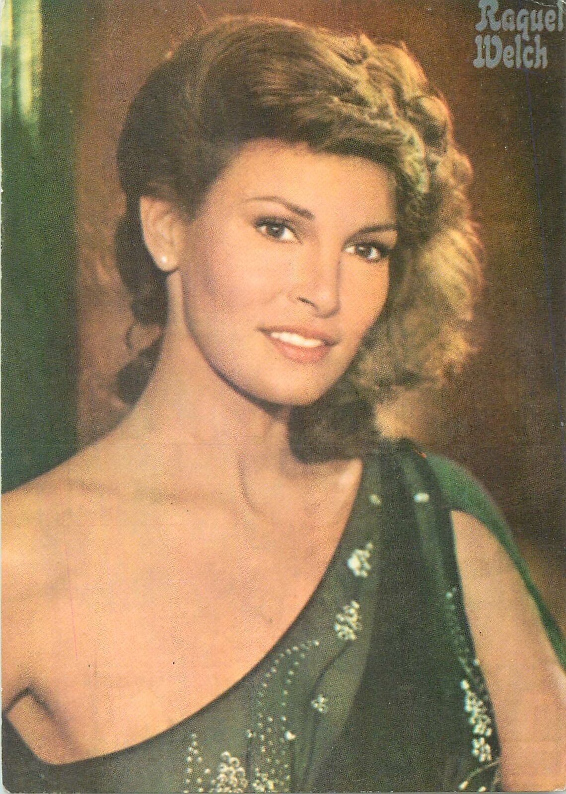 Postcard Actress beauty lovely film star movie raquel welch print ...