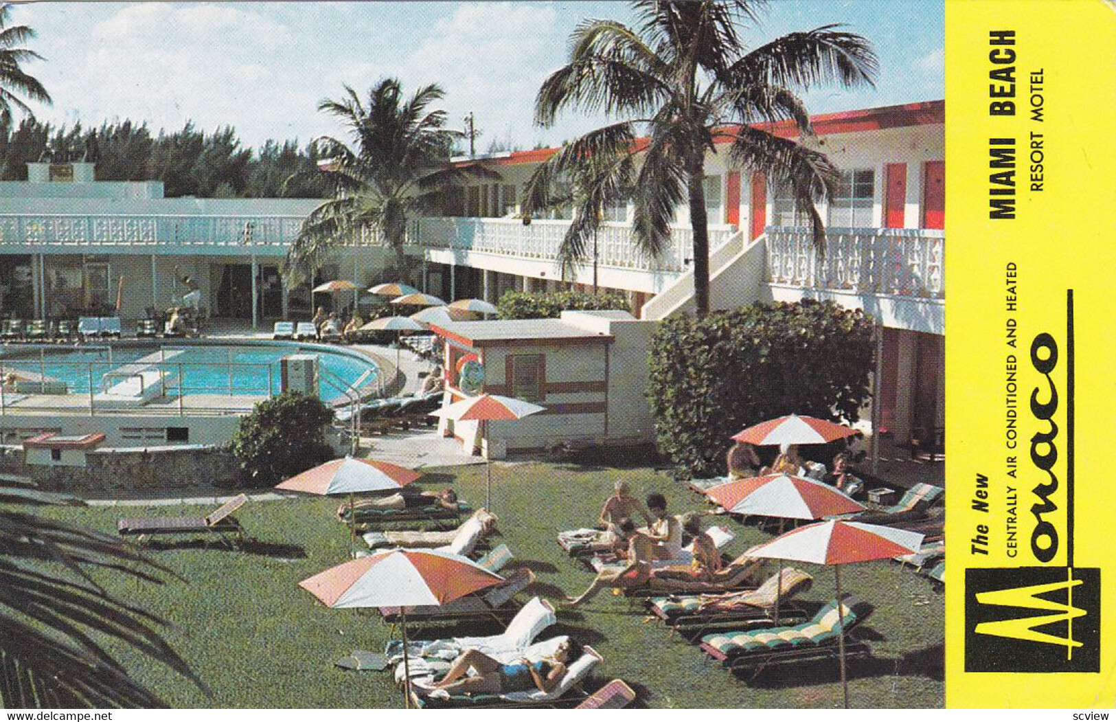 Monaco Resort Motel , MIAMI BEACH , Florida , PU-1967 | United States ...