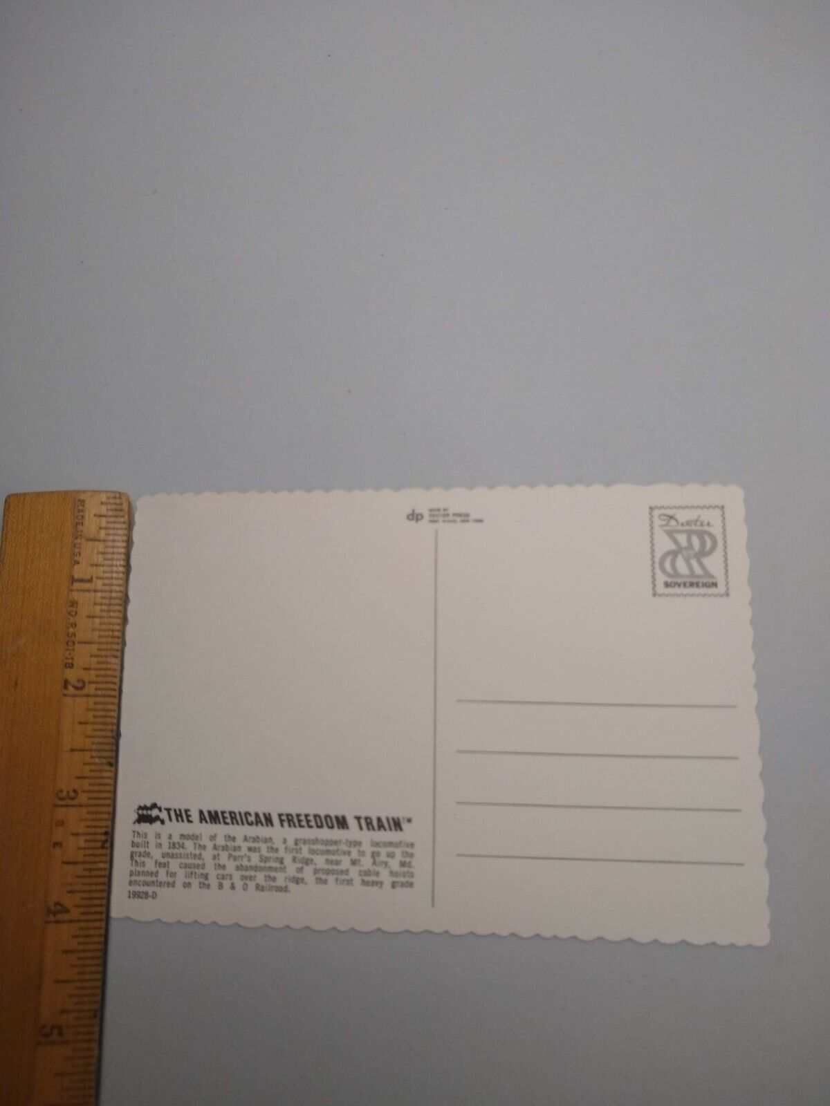 Postcard - The Arabian (Model), 1834 Grasshopper-Type Locomotive ...