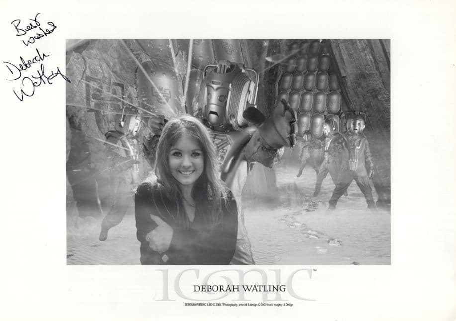 Deborah Watling Dr Who Cyberman Giant 12x8 Hand Signed Photo | Topics ...